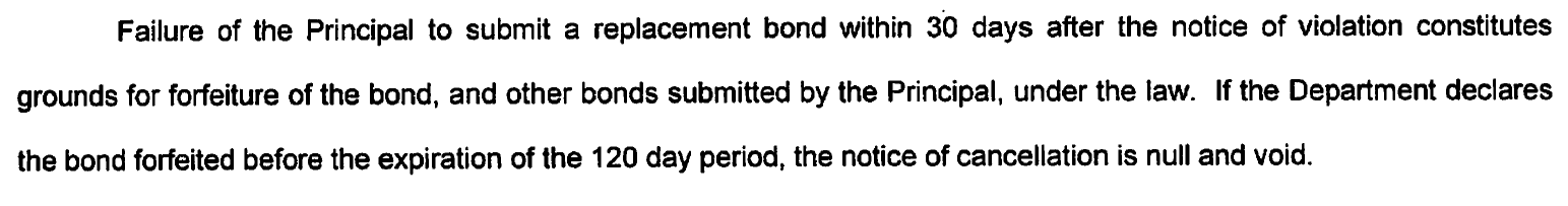 Shocking Bond Forms - Wright Constable & Skeen