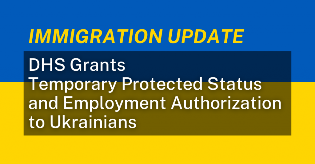 DHS grants Temporary Protected Status and Employment Authorization to ...